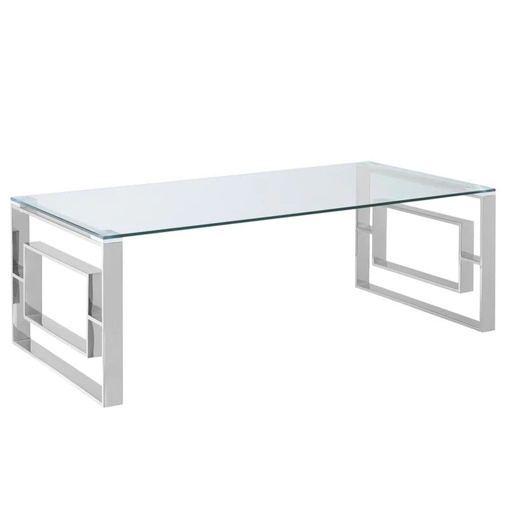 ARLUXX Eva Coffee Table Silver – Liquidation Nation