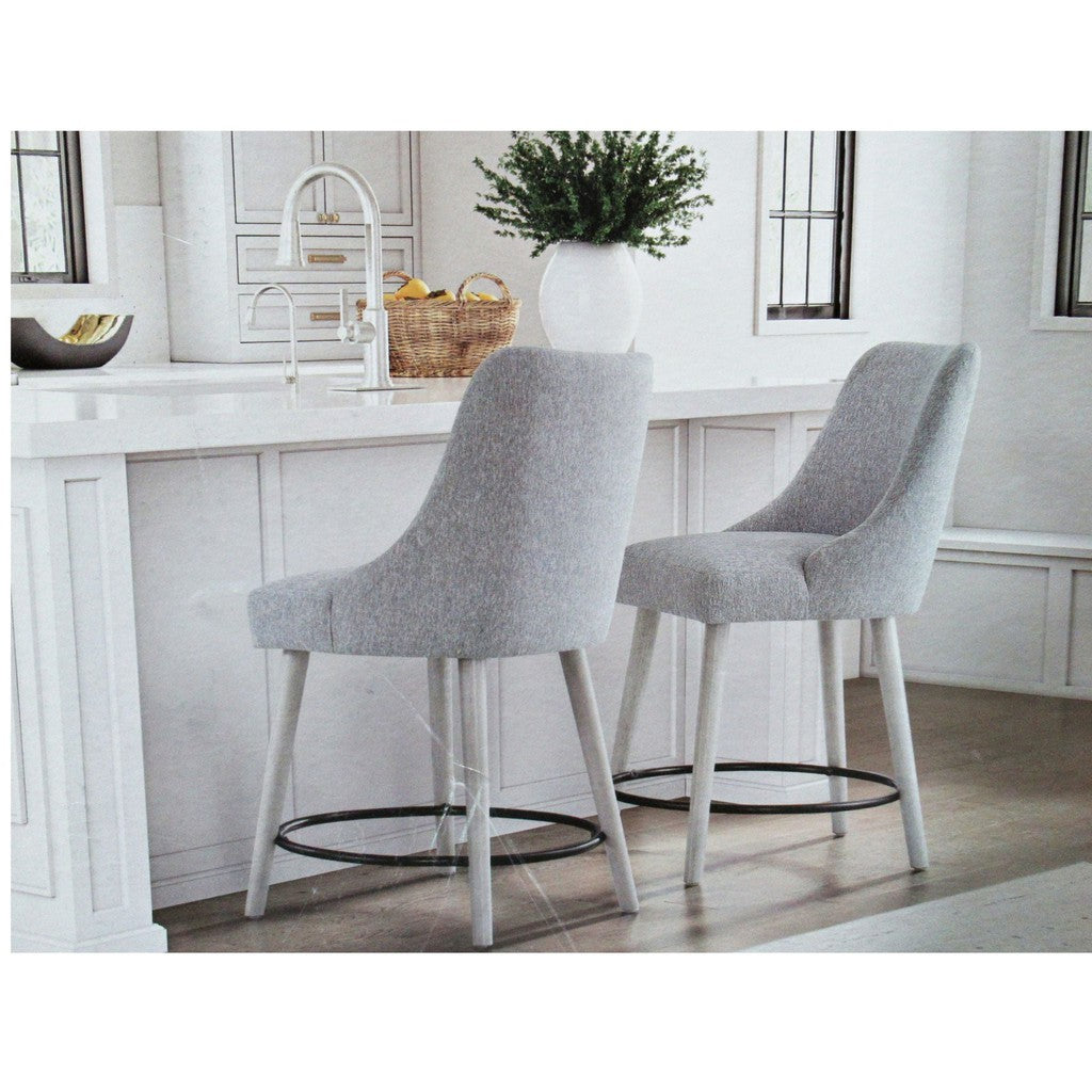 Huxton Counter Stool 2 Pack Grey