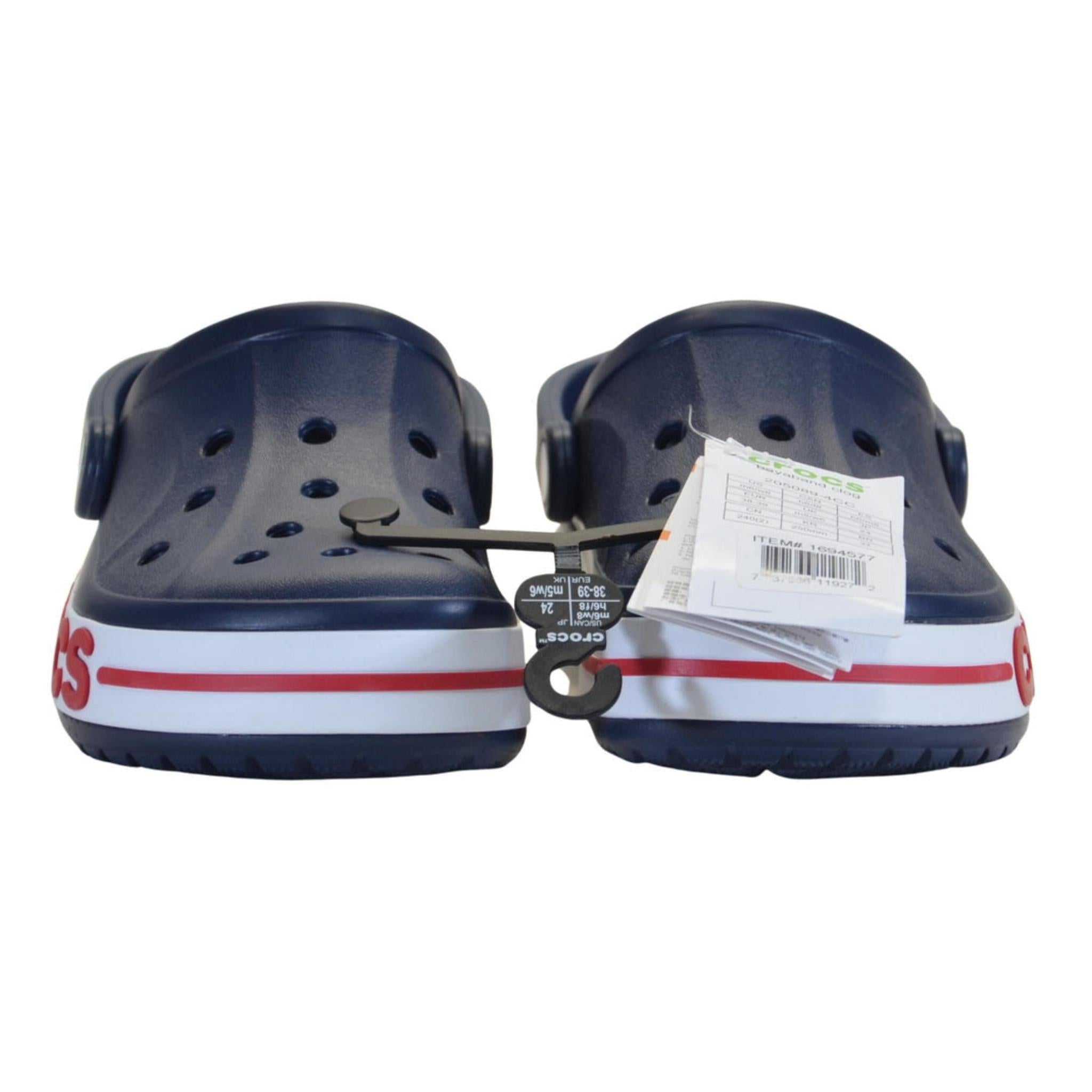 Crocs Bayaband Clog Men's 6 Women's 8 - Navy / Pepper – Liquidation Nation