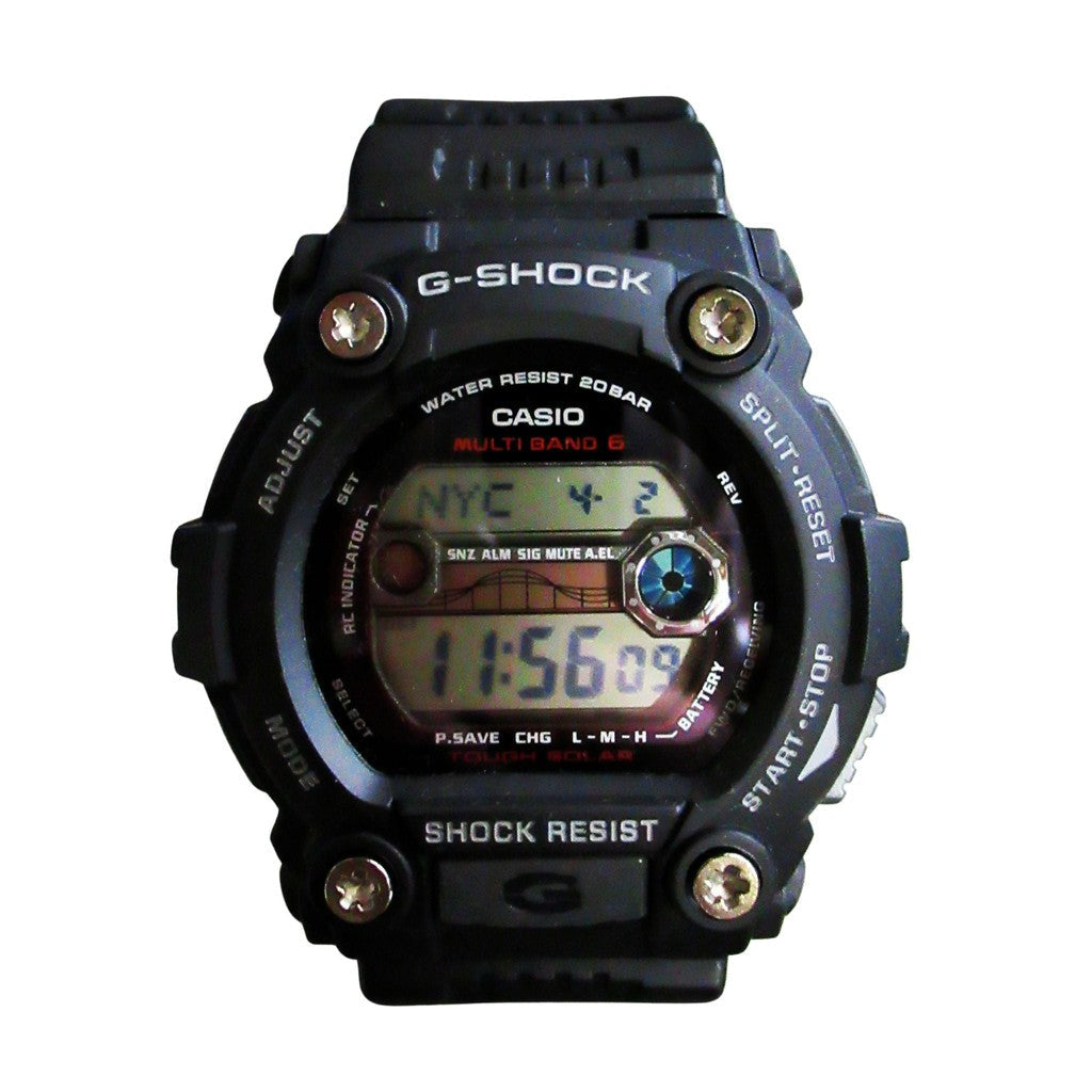 Casio Men's G-Shock G-Rescue Solar Atomic Watch Black – Liquidation Nation