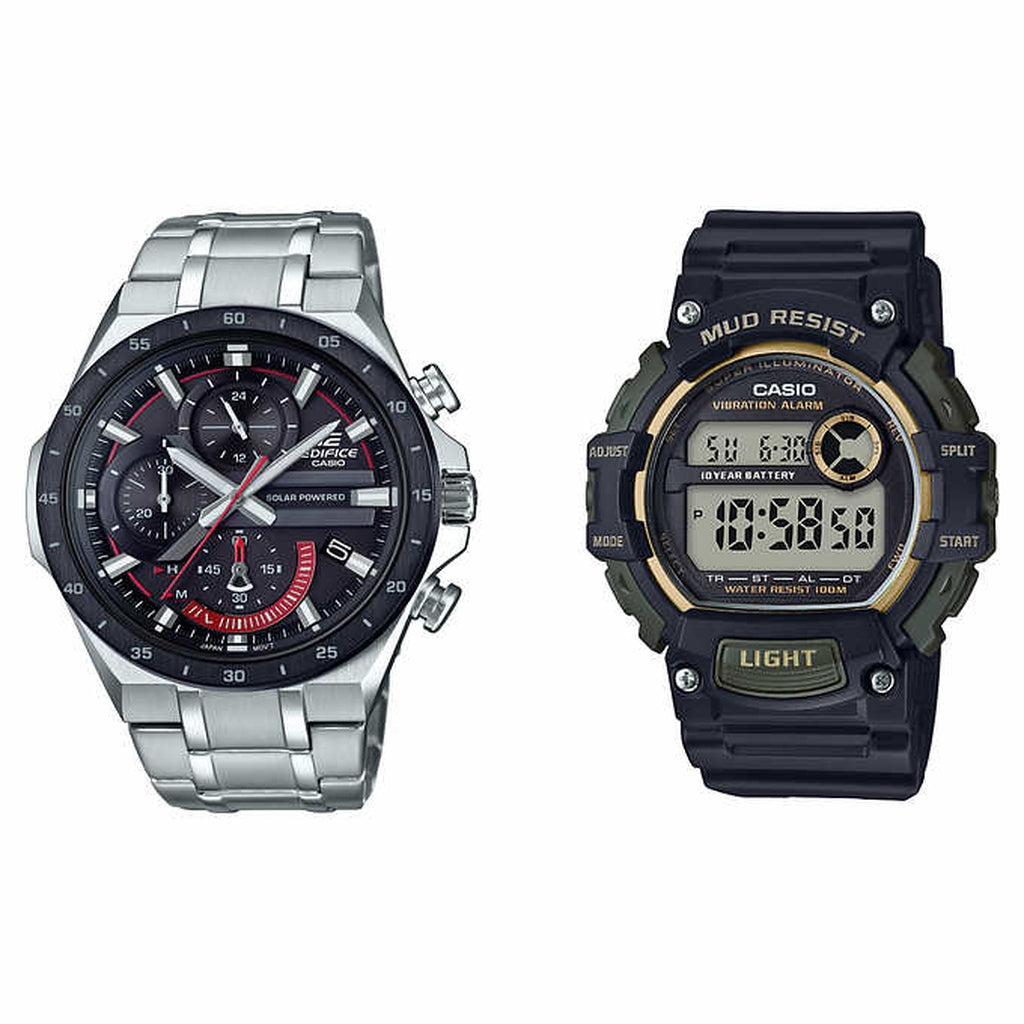 Casio Work and Play Men’s 2-Watch Bundle New – Liquidation Nation