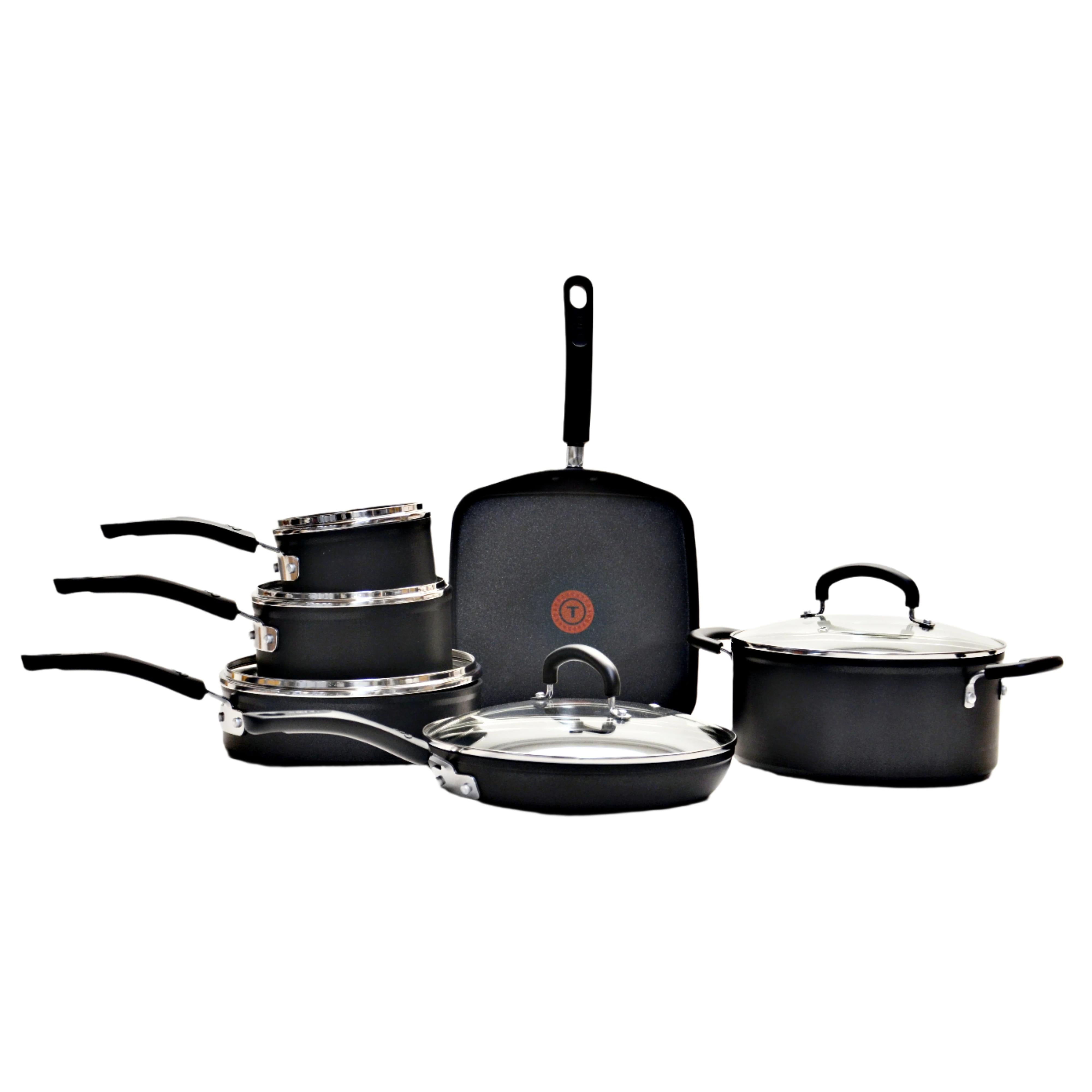 T-Fal Titanium Non-Stick Cookware Set 11-piece – Liquidation Nation