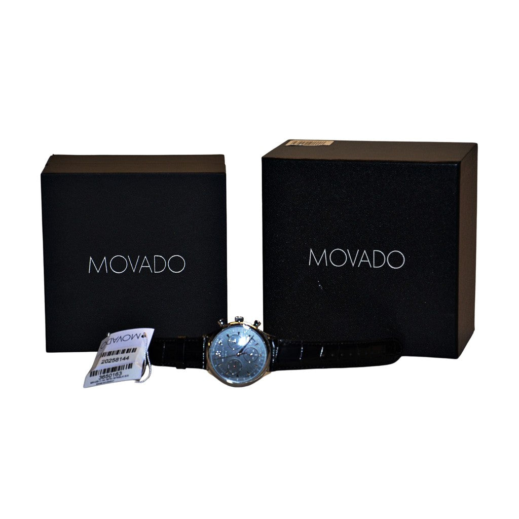 Movado Heritage Series Circa Quartz Men's Watch Black – Liquidation Nation