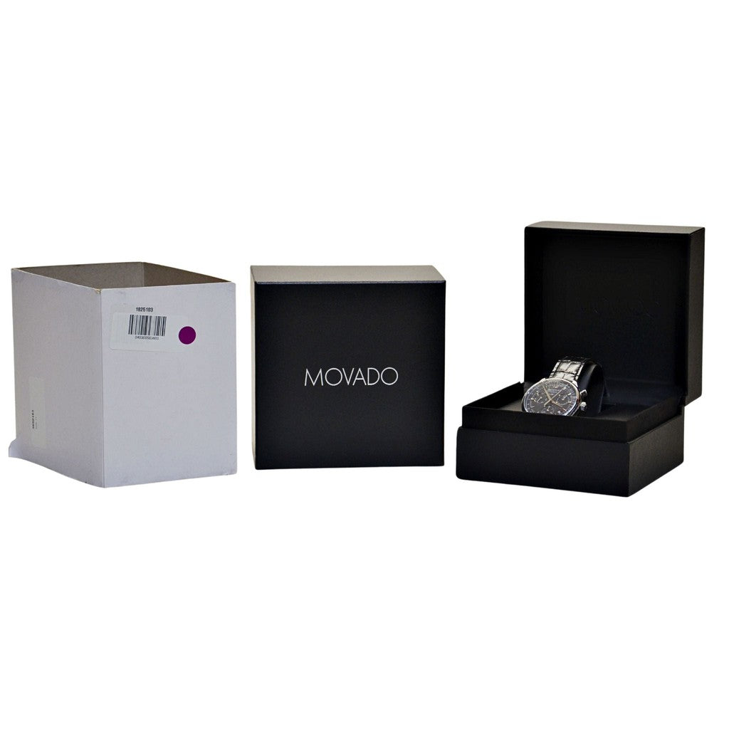 Movado Men's Heritage Series Circa Quartz Watch - Black – Liquidation ...