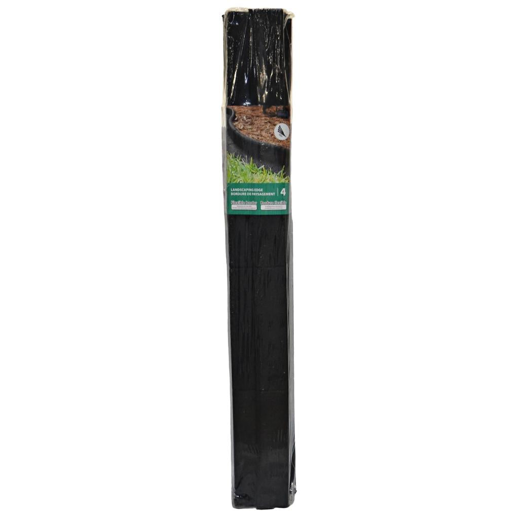 Technoflex Landscape Edging 4 Ft Pack of 4 in Black – Liquidation Nation