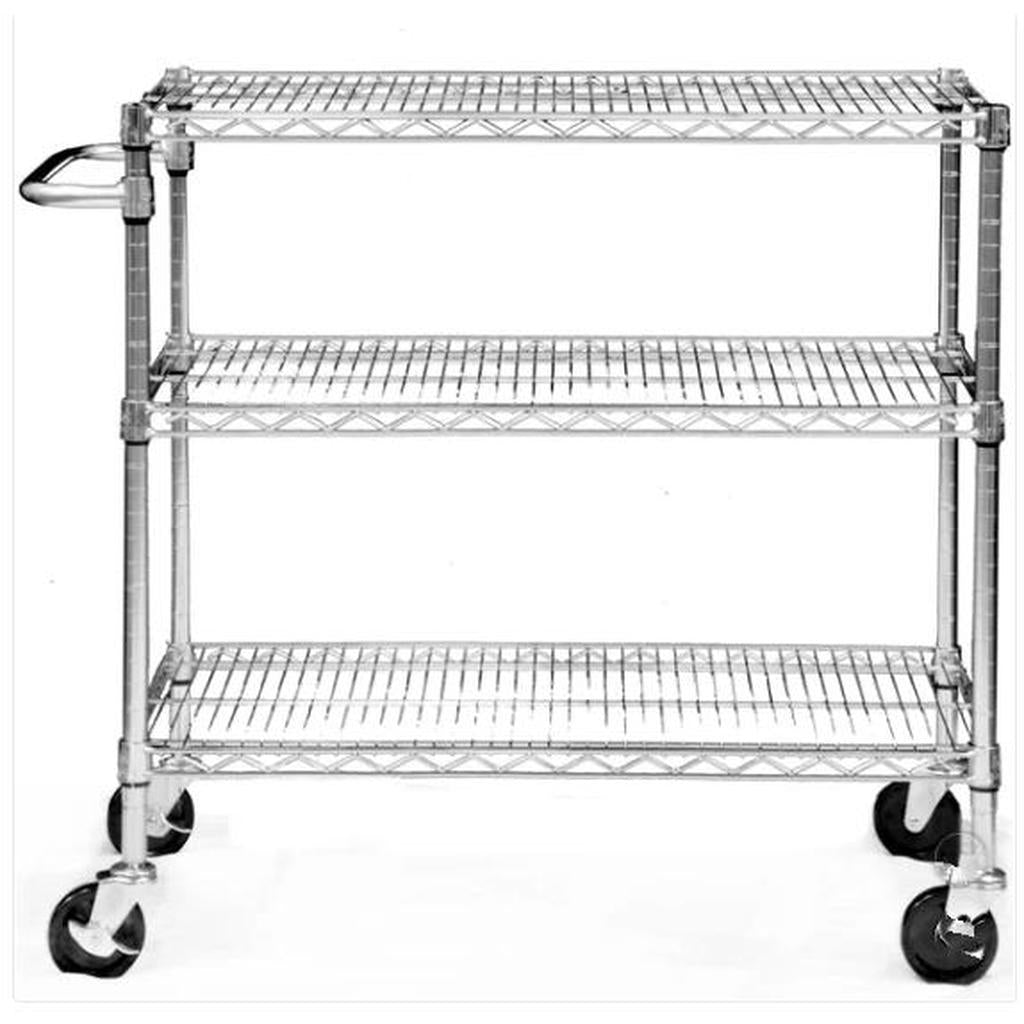 Trinity EcoStorage 3 Tier Chrome Cart – Liquidation Nation