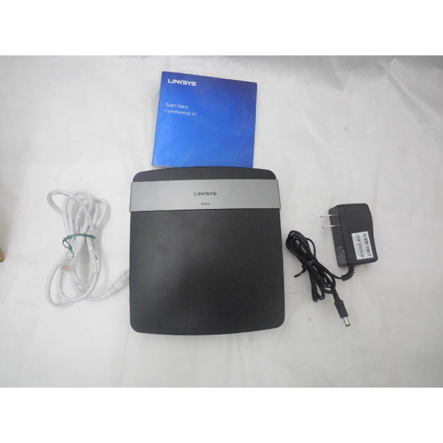 Linksys E2500 Wireless Router 4 ethernet ports WPS Push Button ...